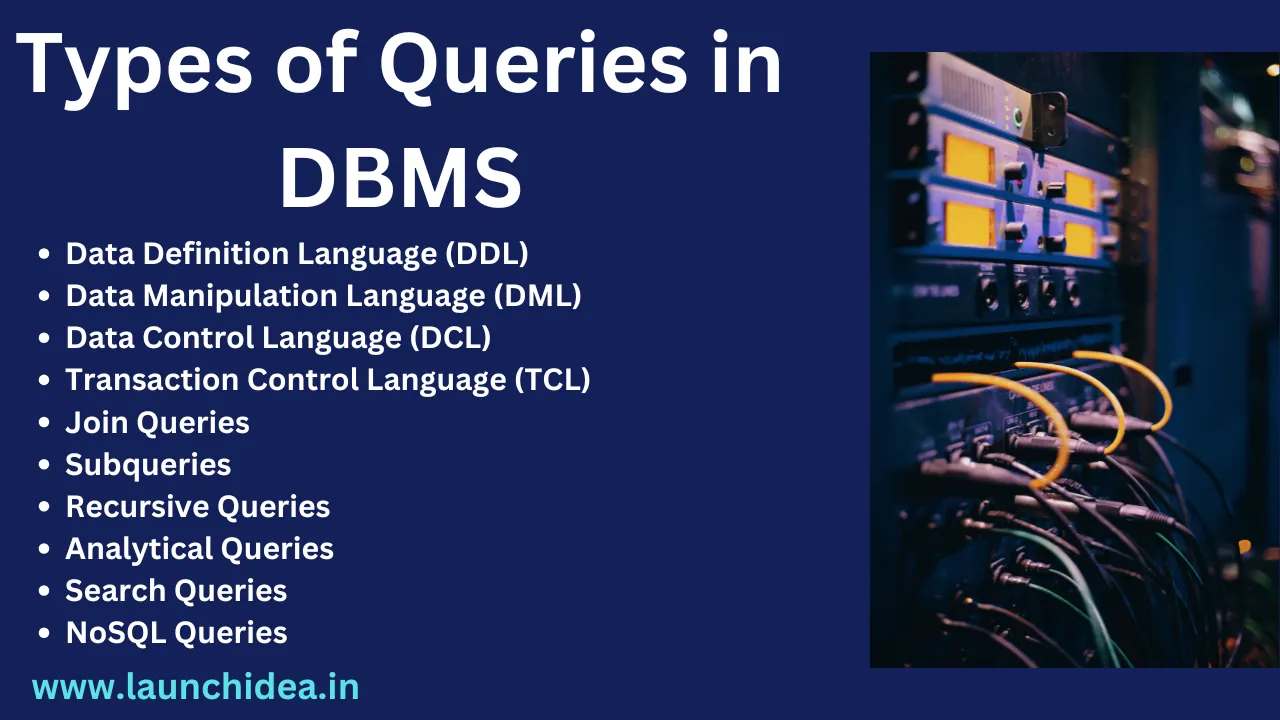Types of Queries in DBMS