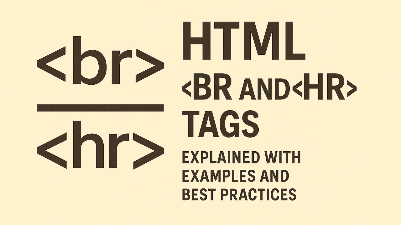HTML and Tags Explained with Examples and Best Practices